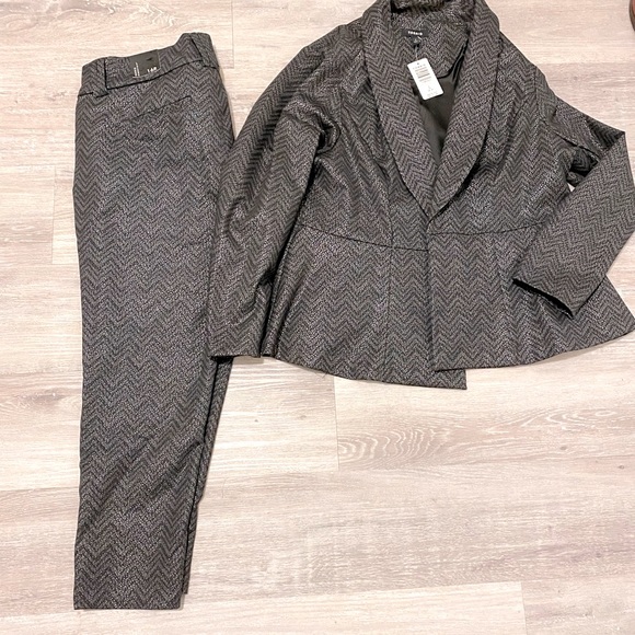 torrid | Jackets & Coats | Chevron Grey And Black Suit Set From Torrid ...